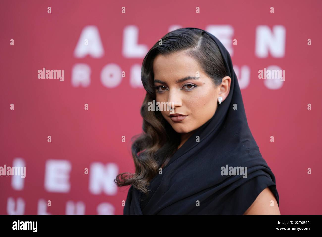 Isabela Merced arrives at the premiere of "Alien: Romulus" at the TCL ...