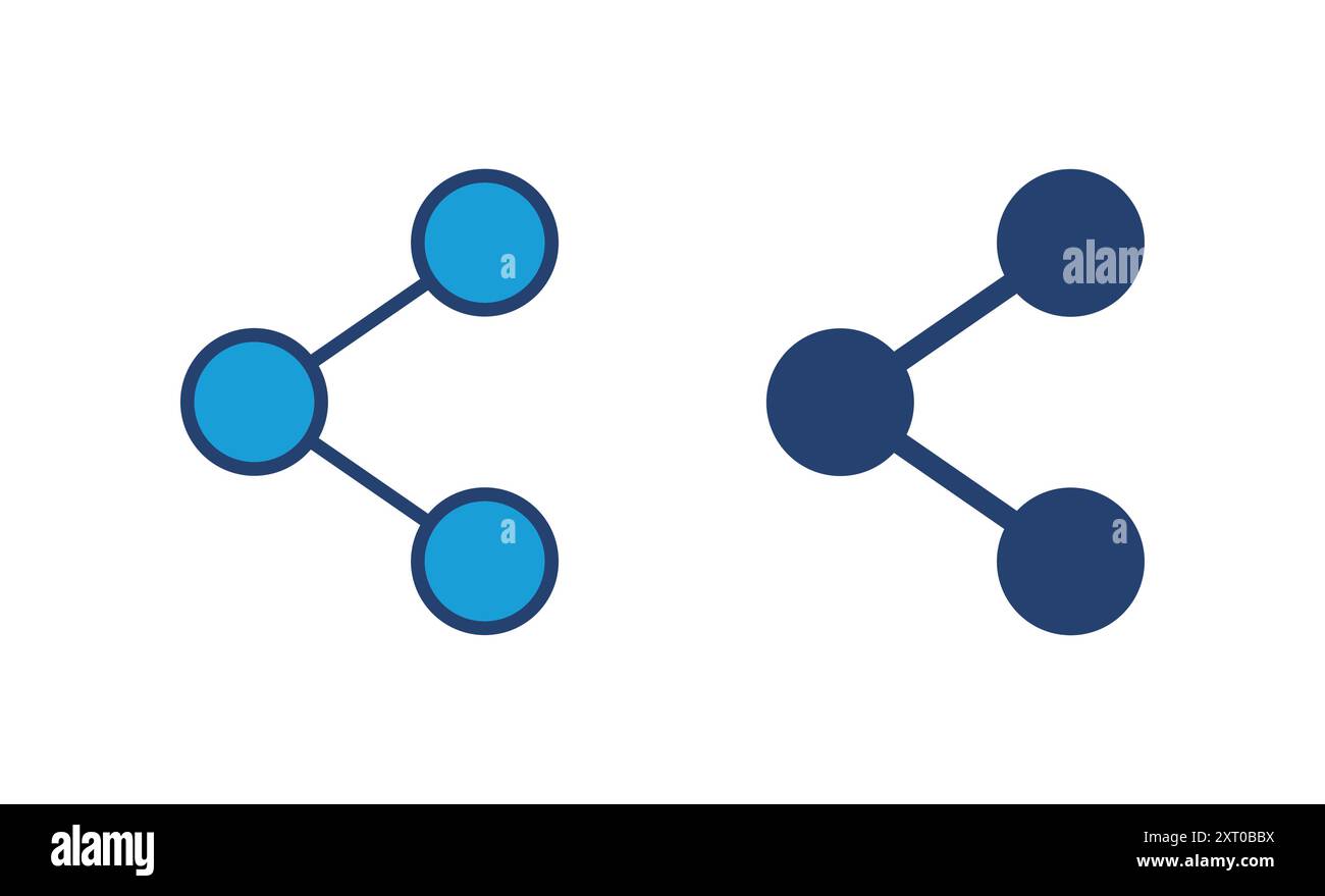 Share icon vector. Sharing vector icon Stock Vector Image & Art - Alamy