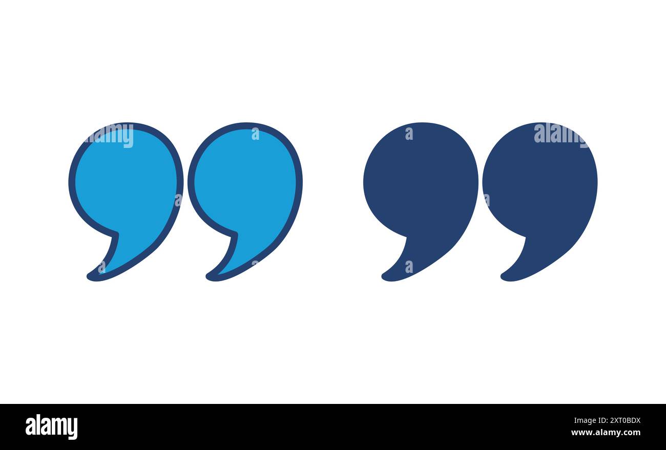 Quotation marks icon internet button hi-res stock photography and ...