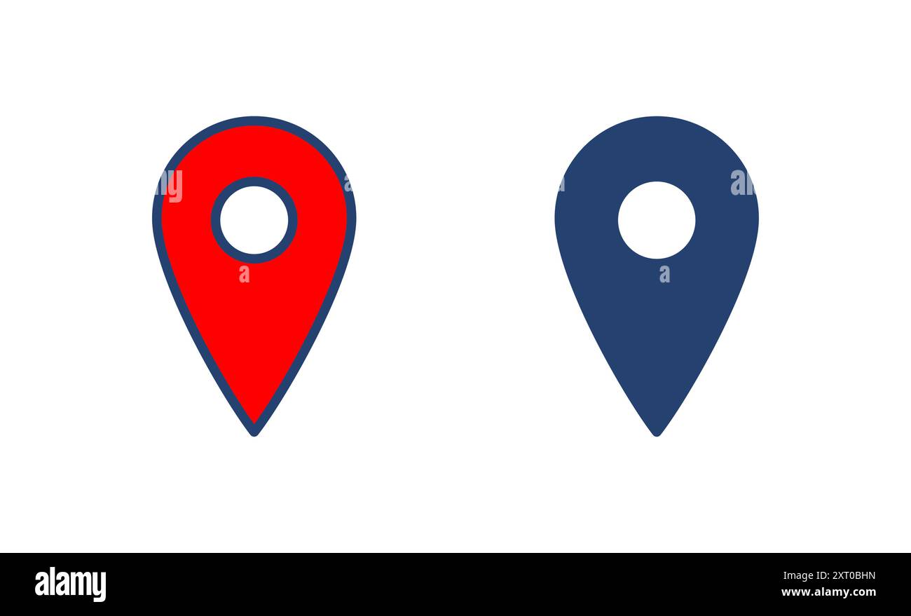 Pin icon vector. Location icon vector. destination icon. map pin Stock ...