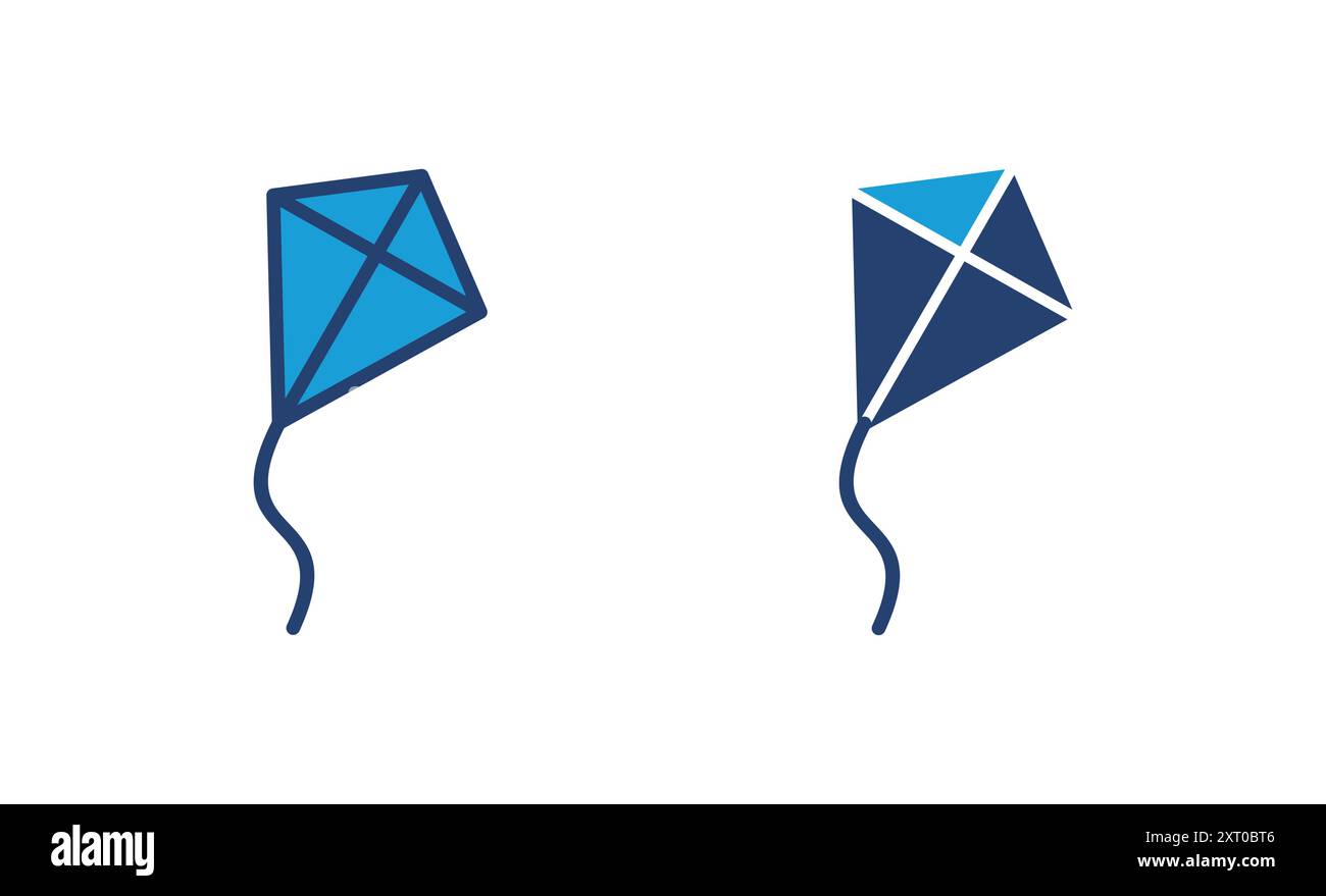 Kite icon vector. kite vector icon Stock Vector Image & Art - Alamy