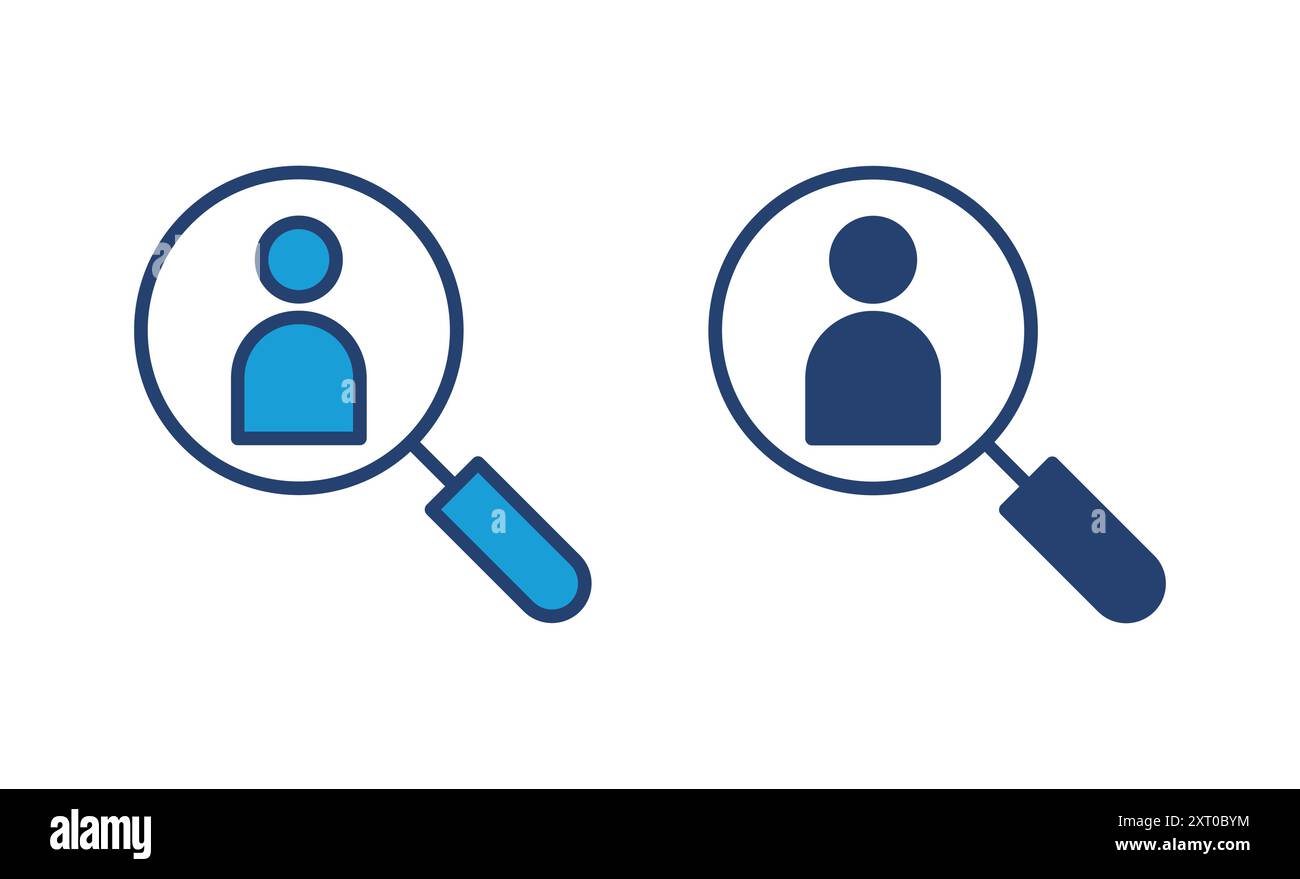 Hiring icon vector. Search job vacancy icon. Human resources concept. Recruitment Stock Vector ...