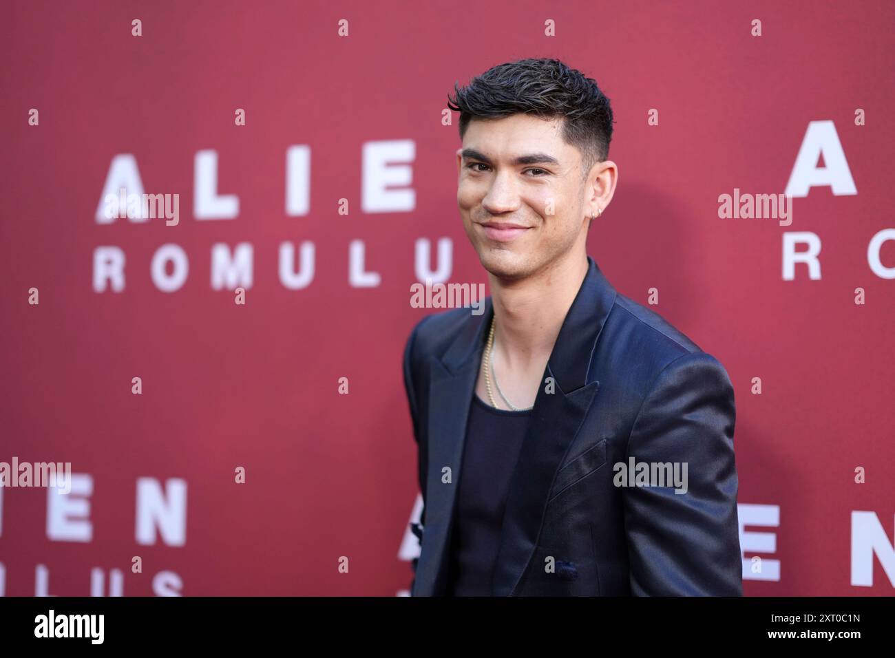 Archie Renaux arrives at the premiere of "Alien: Romulus" at the TCL ...