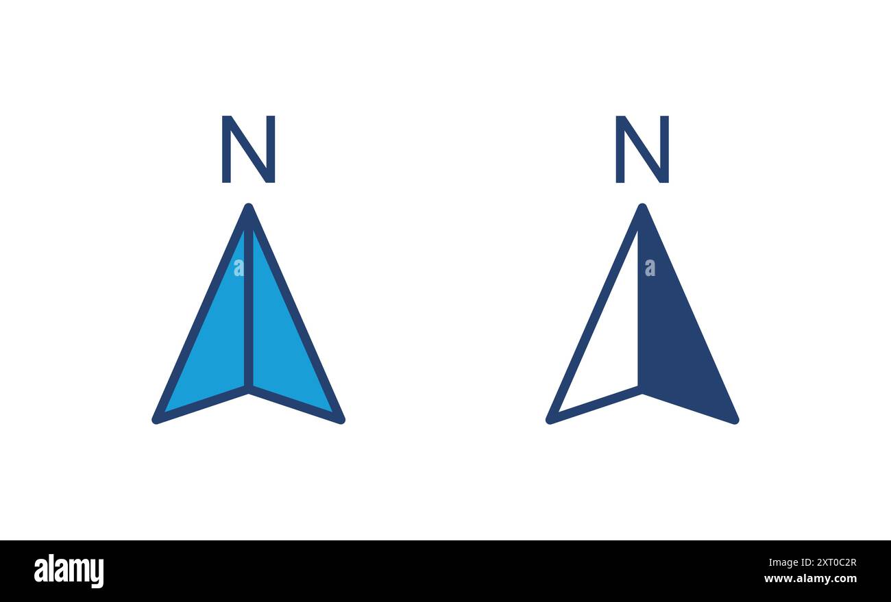 Compass icon vector. arrow compass icon vector Stock Vector Image & Art ...