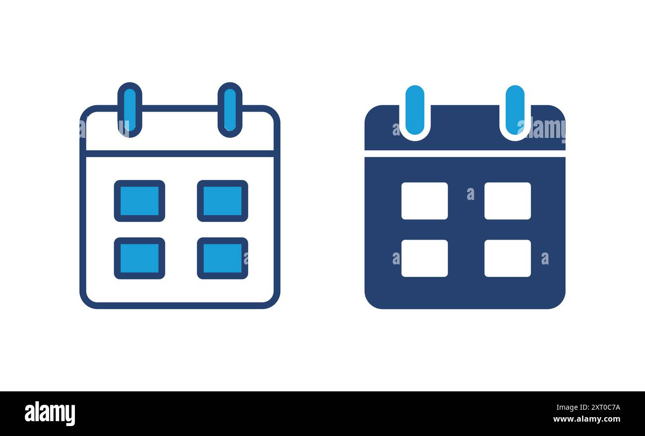 Calendar icon vector. Calender symbol. calendar vector icon Stock ...