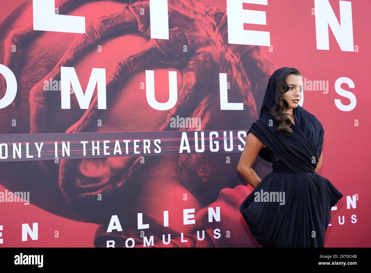 Isabela Merced arrives at the premiere of "Alien: Romulus" at the TCL ...