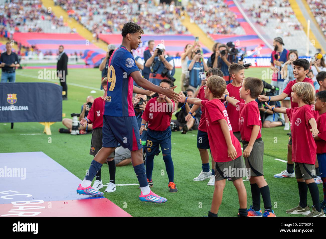 FC BARCELONA v AS MONACO. OLIMPIC STADIUM MONTJUIC,BARCELONA. Aug 12 ...