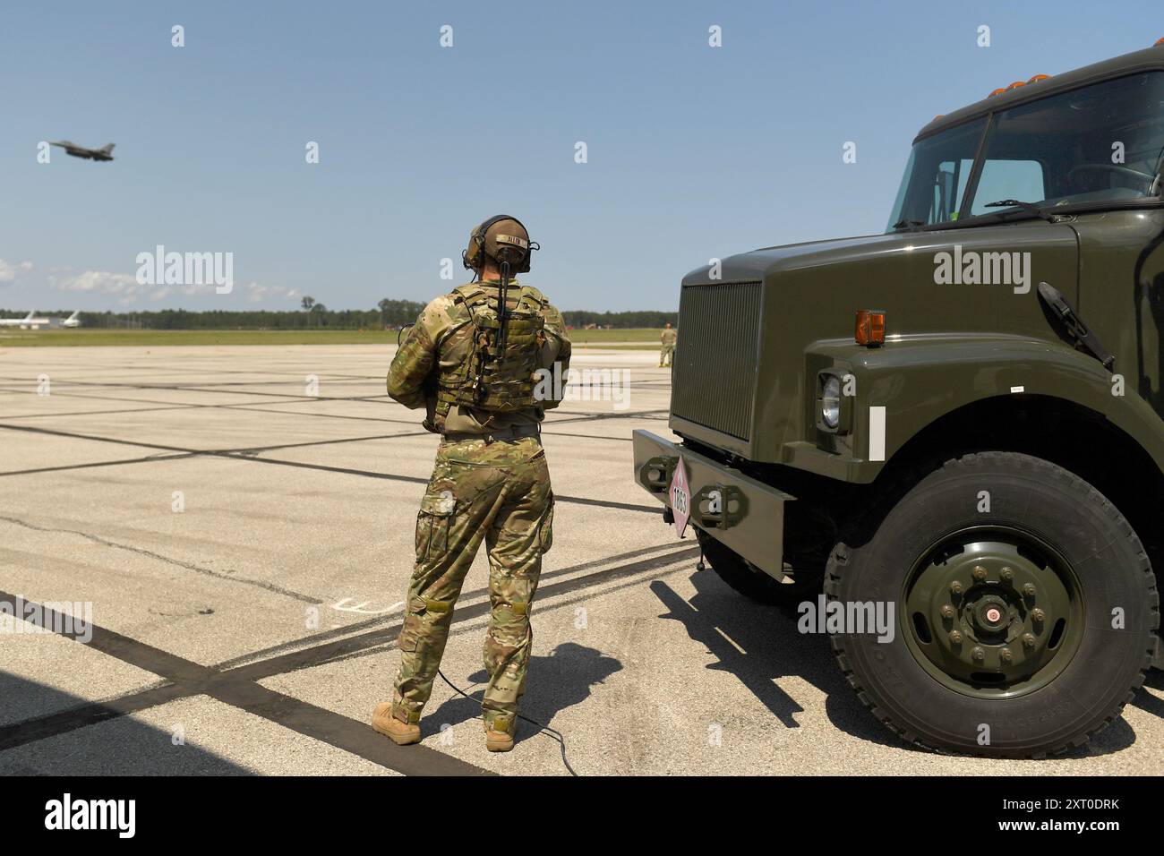 U.S. Air Force Staff Sgt. Tanner Allen, crew chief with the 123rd ...