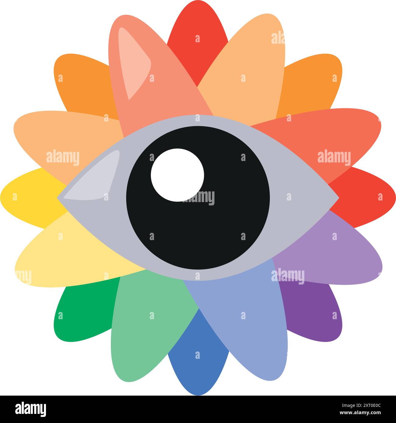 color blind and normal eye Stock Vector Image & Art - Alamy