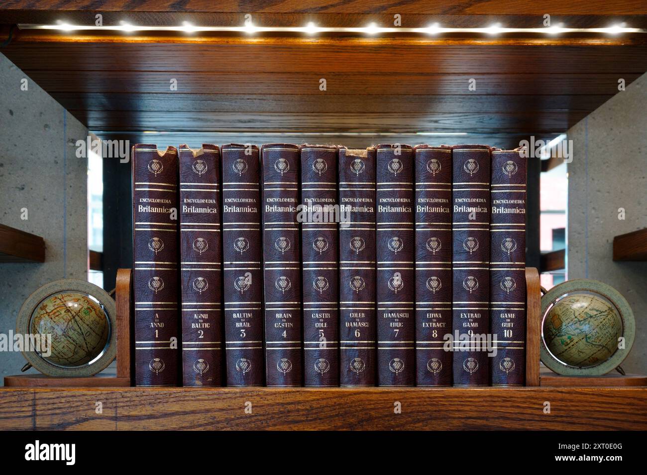 Old volumes of the Encyclopaedia Britannica or Encyclopedia Britannica ...