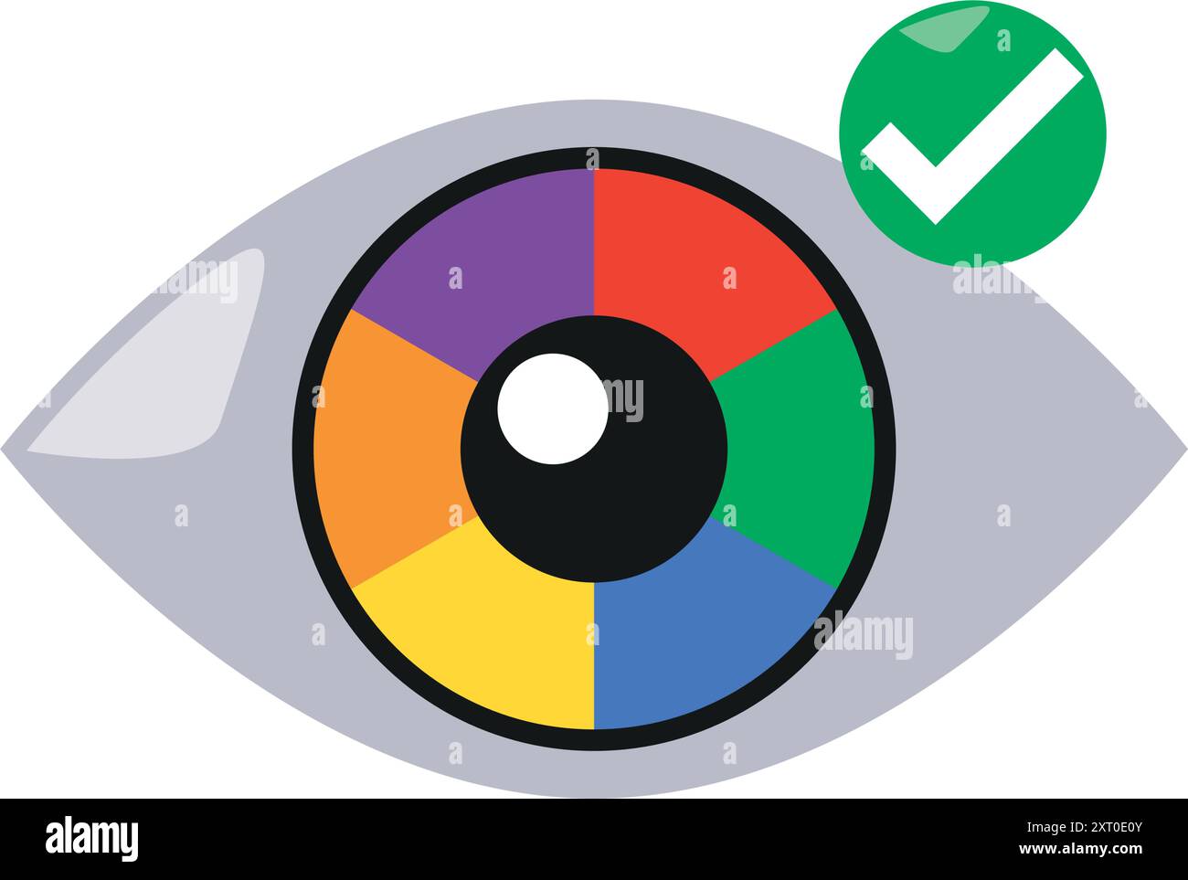 eye with normal vision Stock Vector Image & Art - Alamy