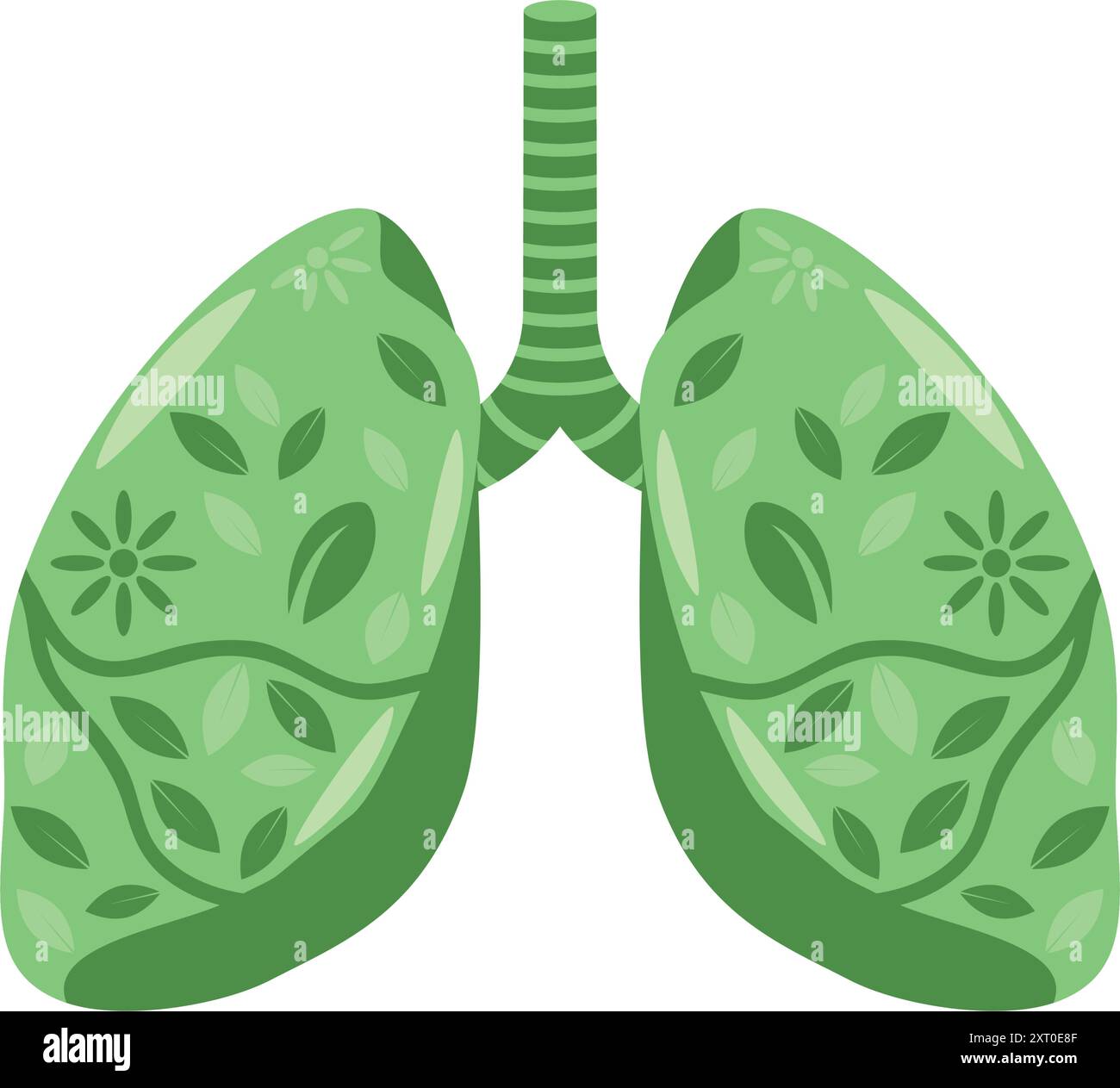 clean air green human lungs Stock Vector Image & Art - Alamy