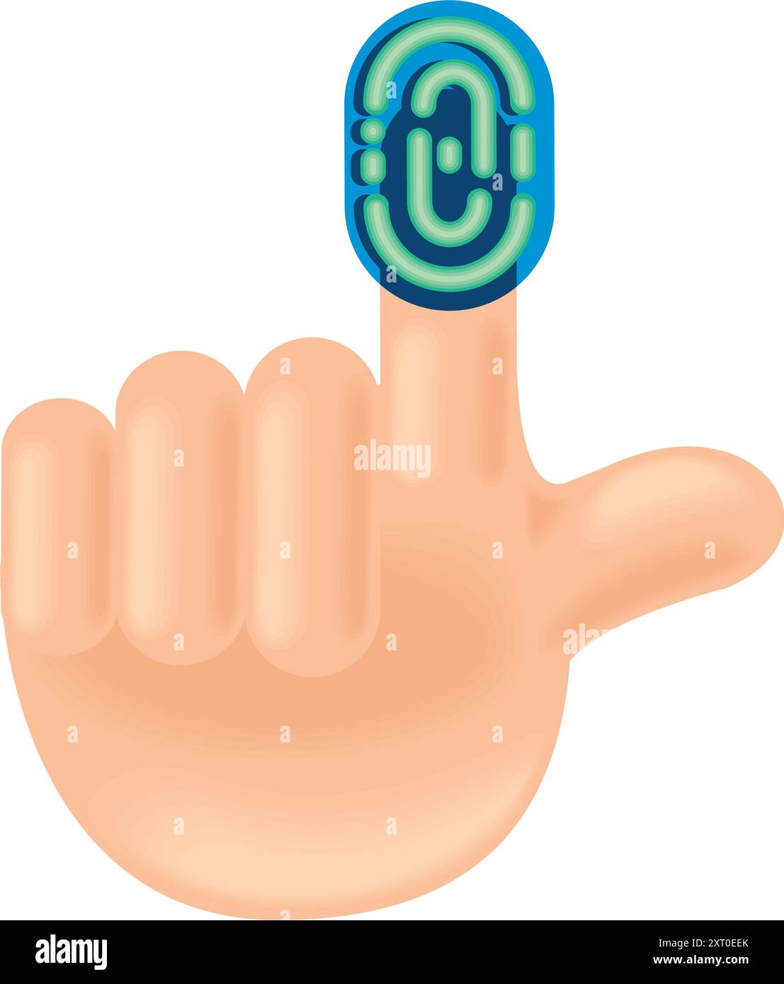 fingerprint digital pass Stock Vector Image & Art - Alamy