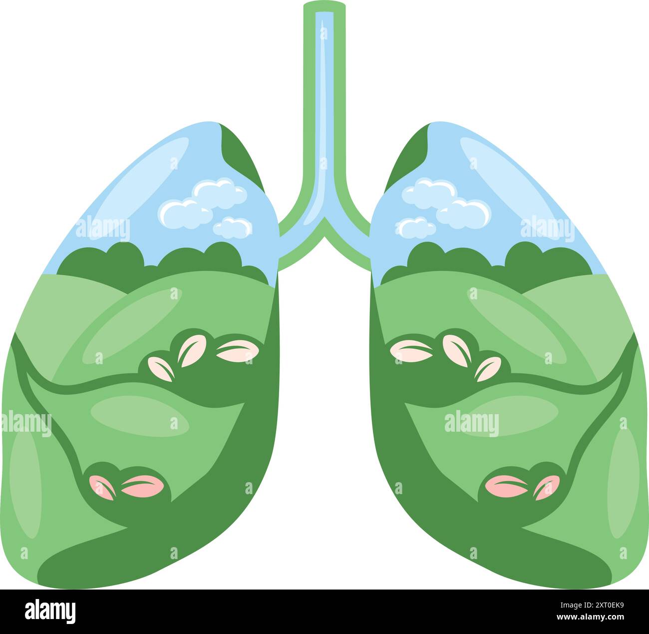 clean air lungs ecological Stock Vector Image & Art - Alamy