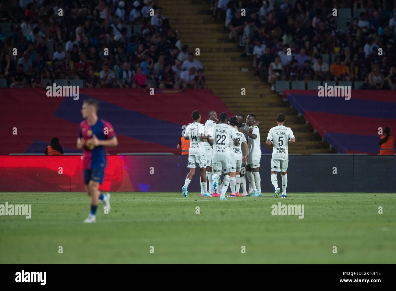 Barcelona, Esp. 12th Aug, 2024. FC BARCELONA vs AS MONACO Aug 12, 2024 ...