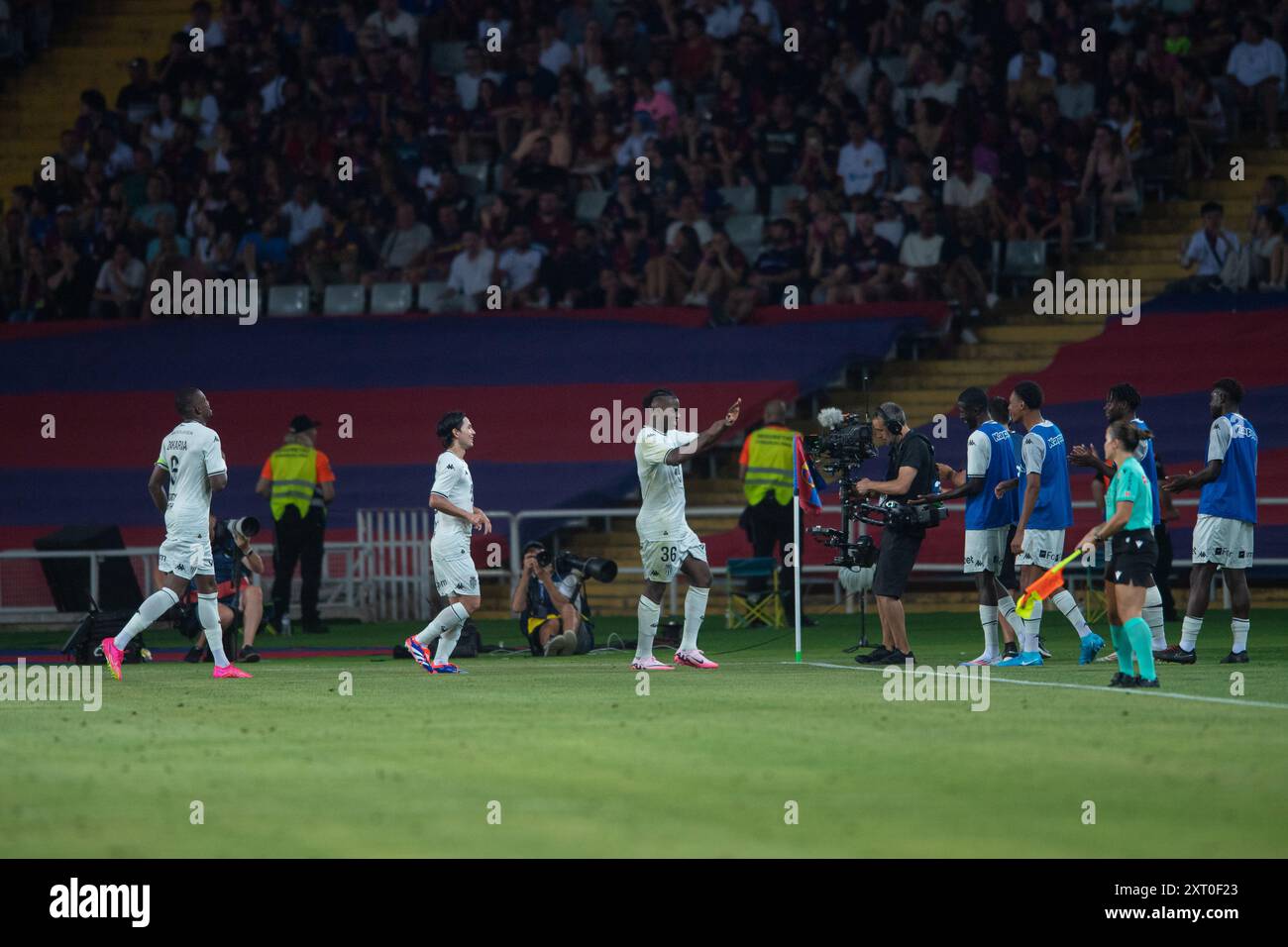 Barcelona, Esp. 12th Aug, 2024. FC BARCELONA vs AS MONACO Aug 12, 2024 ...