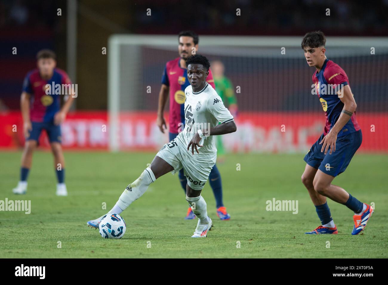 Barcelona, Esp. 12th Aug, 2024. FC BARCELONA vs AS MONACO Aug 12, 2024 ...
