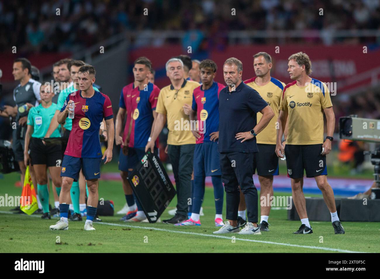 Barcelona, Esp. 12th Aug, 2024. FC BARCELONA vs AS MONACO Aug 12, 2024 ...