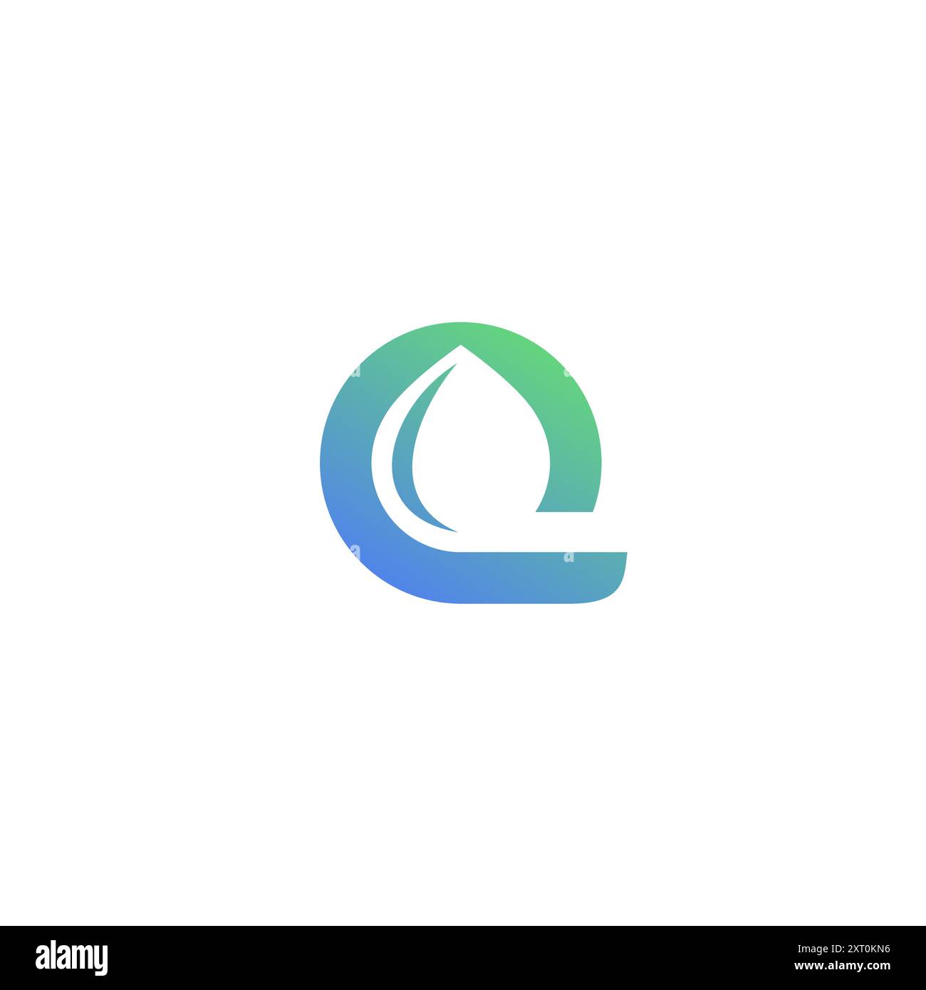 Letter Q Water Logo Vector. Q Icon Simple Design Stock Vector Image ...