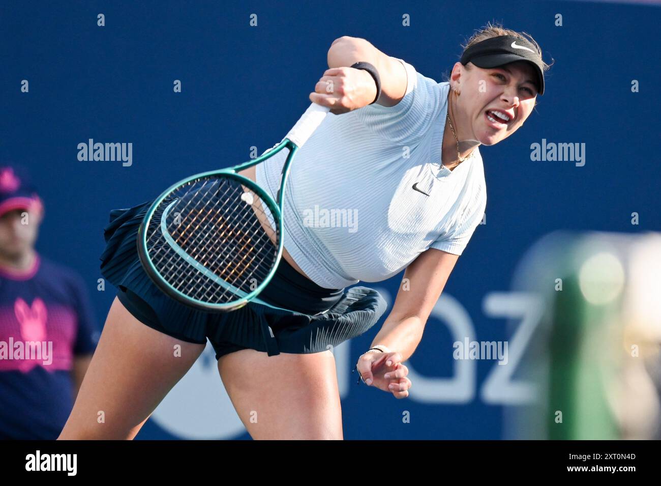 Toronto, Canada. 12th Aug, 2024. American tennis player Amanda ...