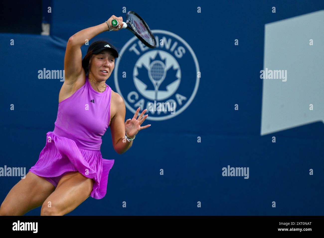 Toronto, Canada. 12th Aug, 2024. American tennis player Jessica Pegula ...