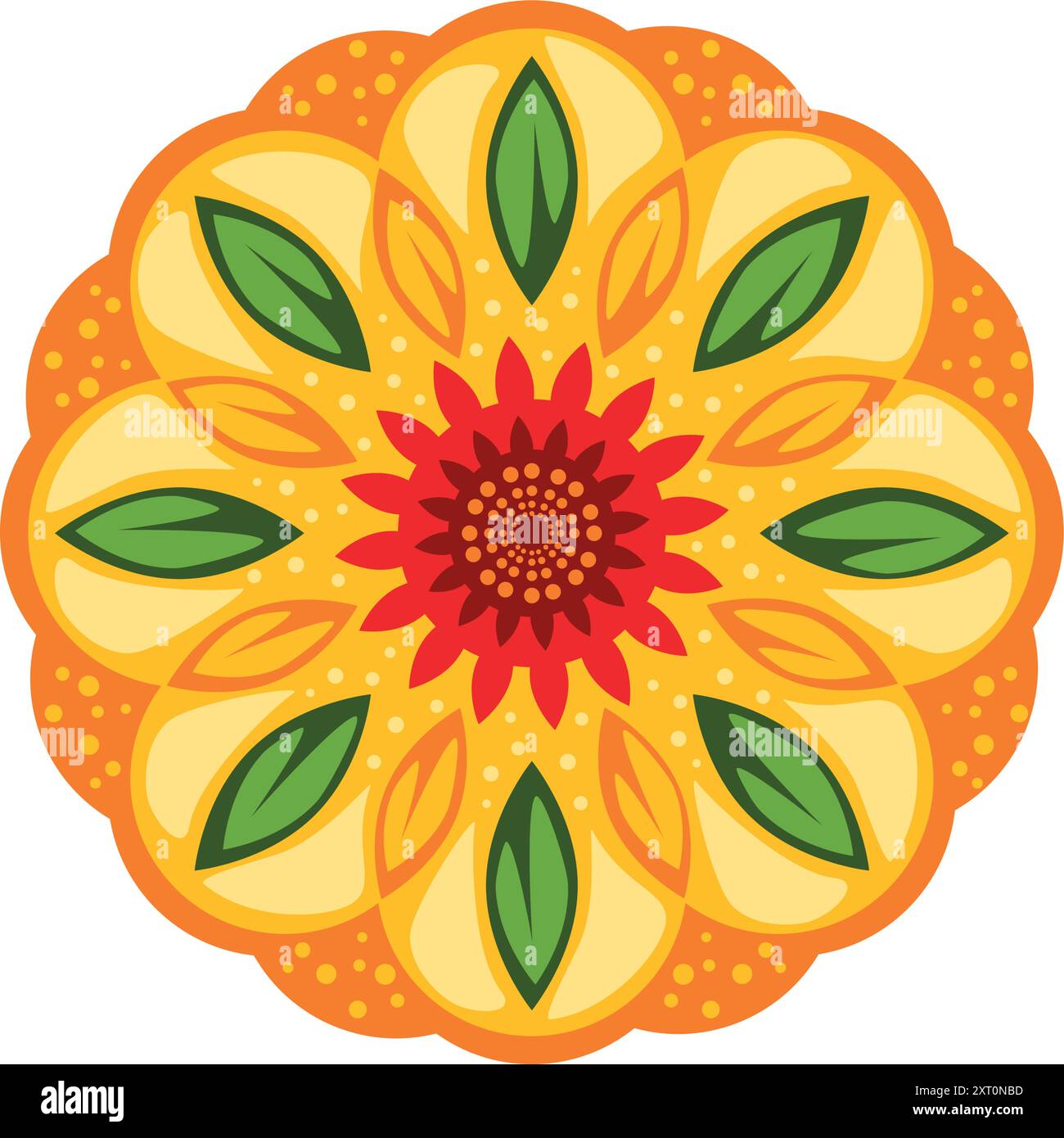 Onam flower rangoli Stock Vector Images - Alamy