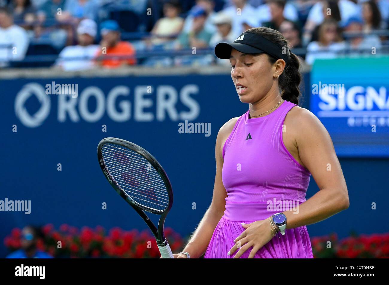Toronto, Canada. 12th Aug 2024. American tennis player Jessica Pegula ...