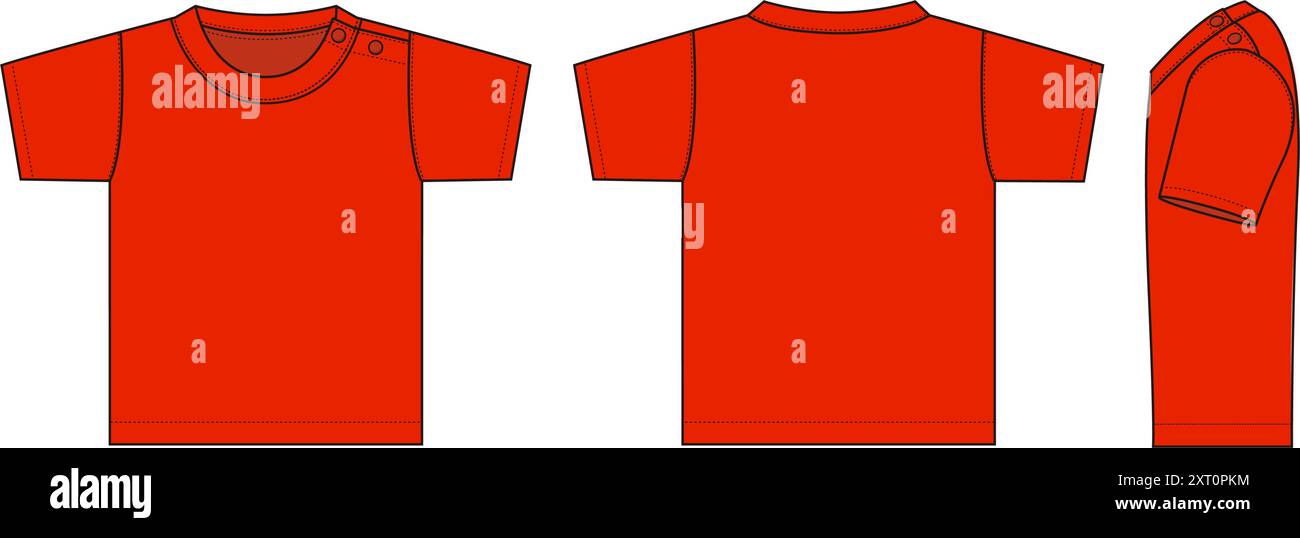 Kids tshirt template illustration Stock Vector Image & Art - Alamy