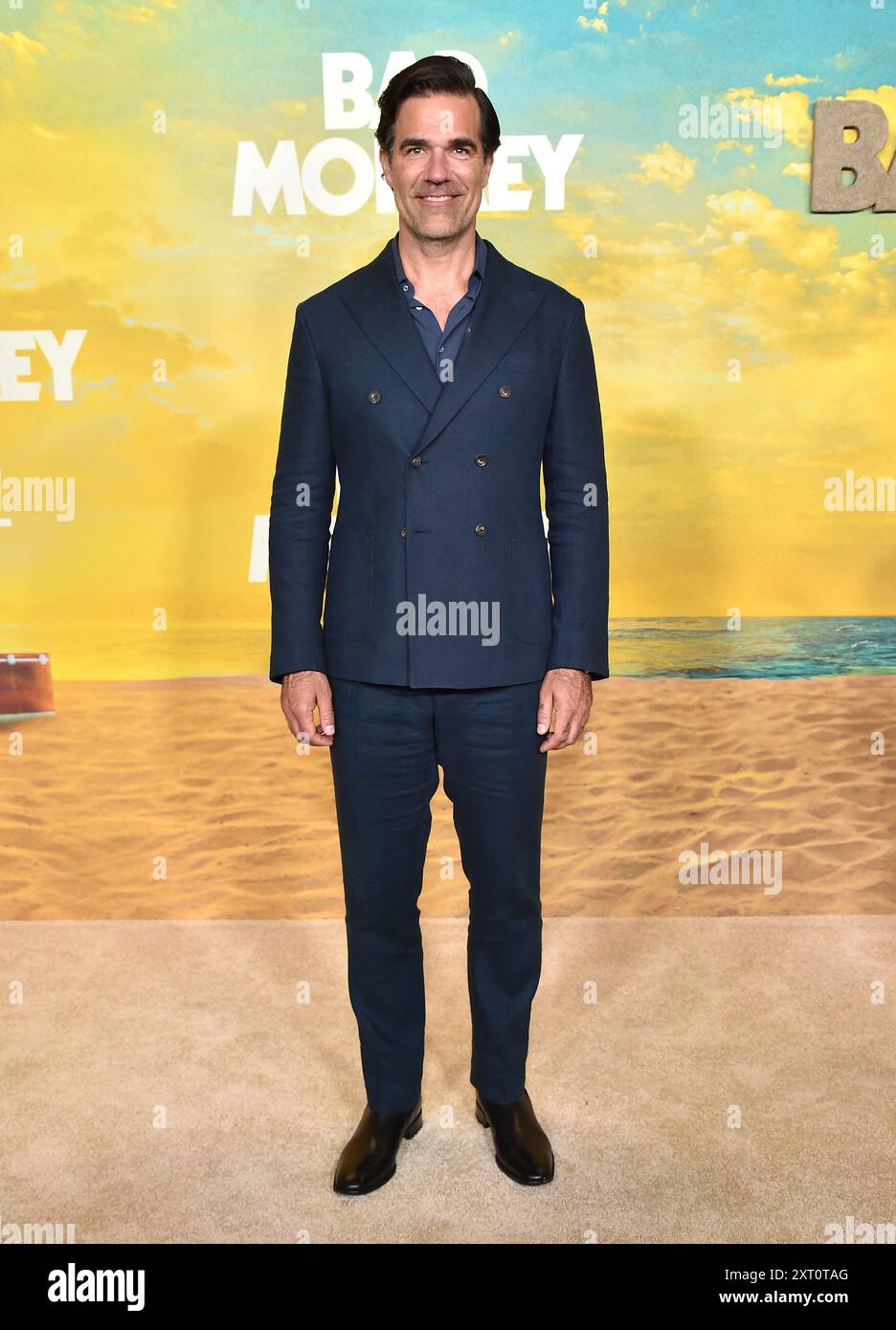 Westwood, USA. 12th Aug, 2024. Rob Delaney arriving to Apple TV ' ‘Bad ...