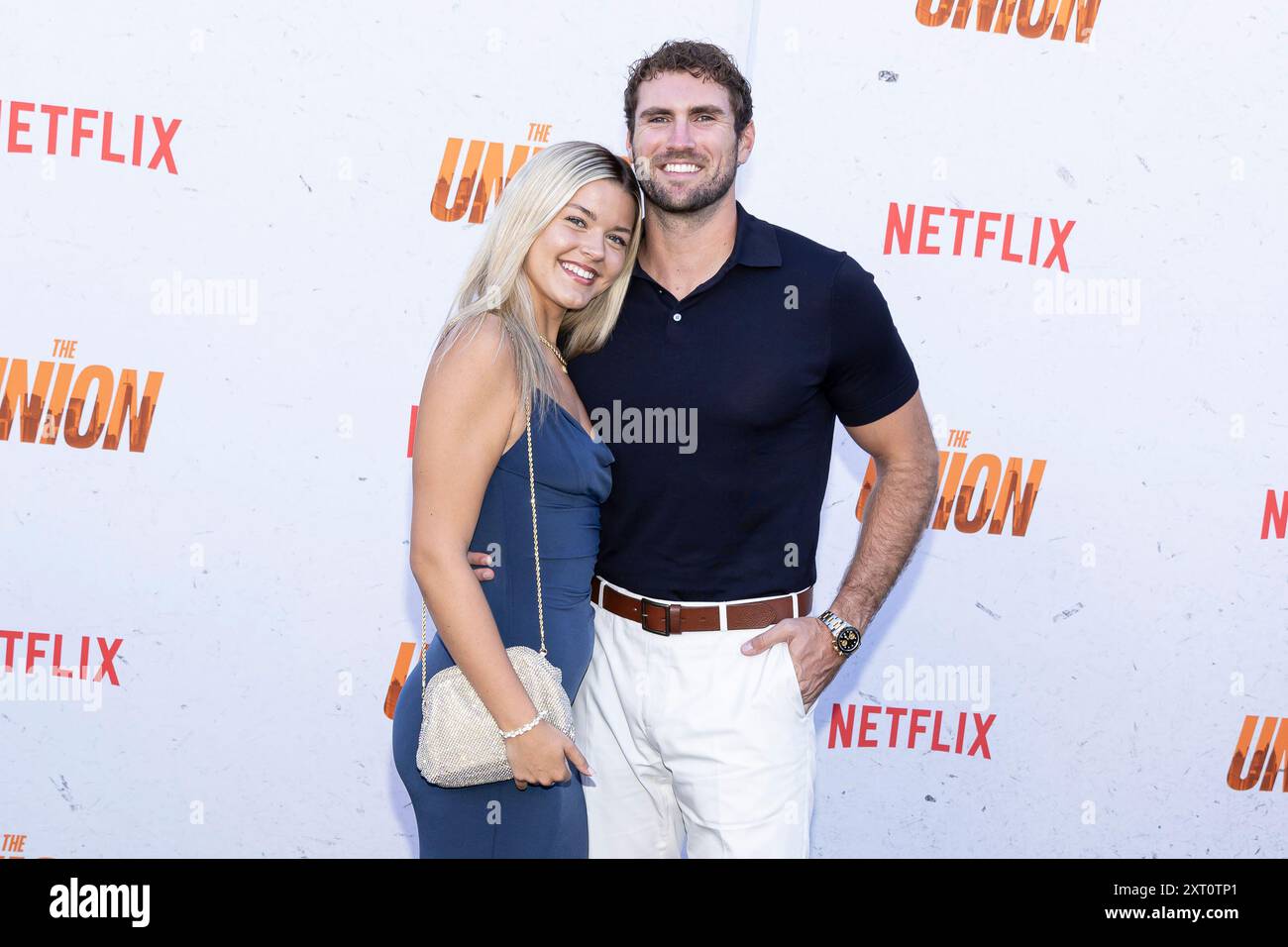 Los Angeles, USA. 12th Aug, 2024. Gabby Gonzalez and Tyler Bergantino ...