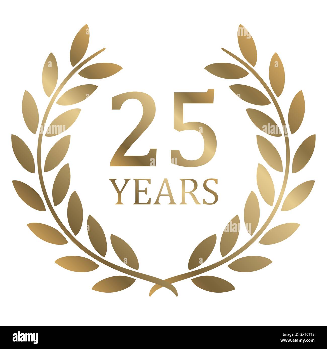eps vector file with golden laurel wreath on white background for ...