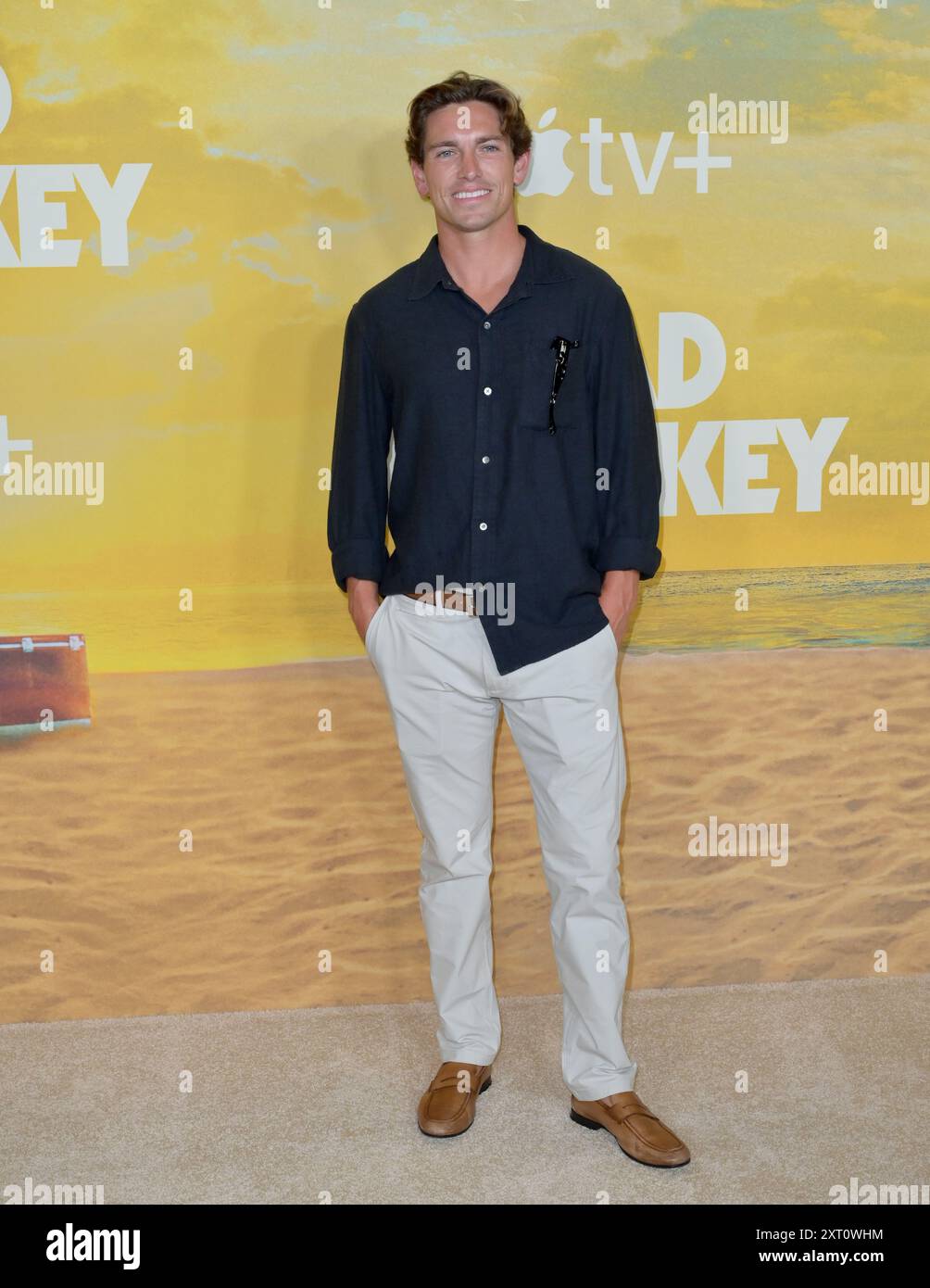 LOS ANGELES, USA. August 12, 2024: Greg Dunne at the premiere for Apple ...