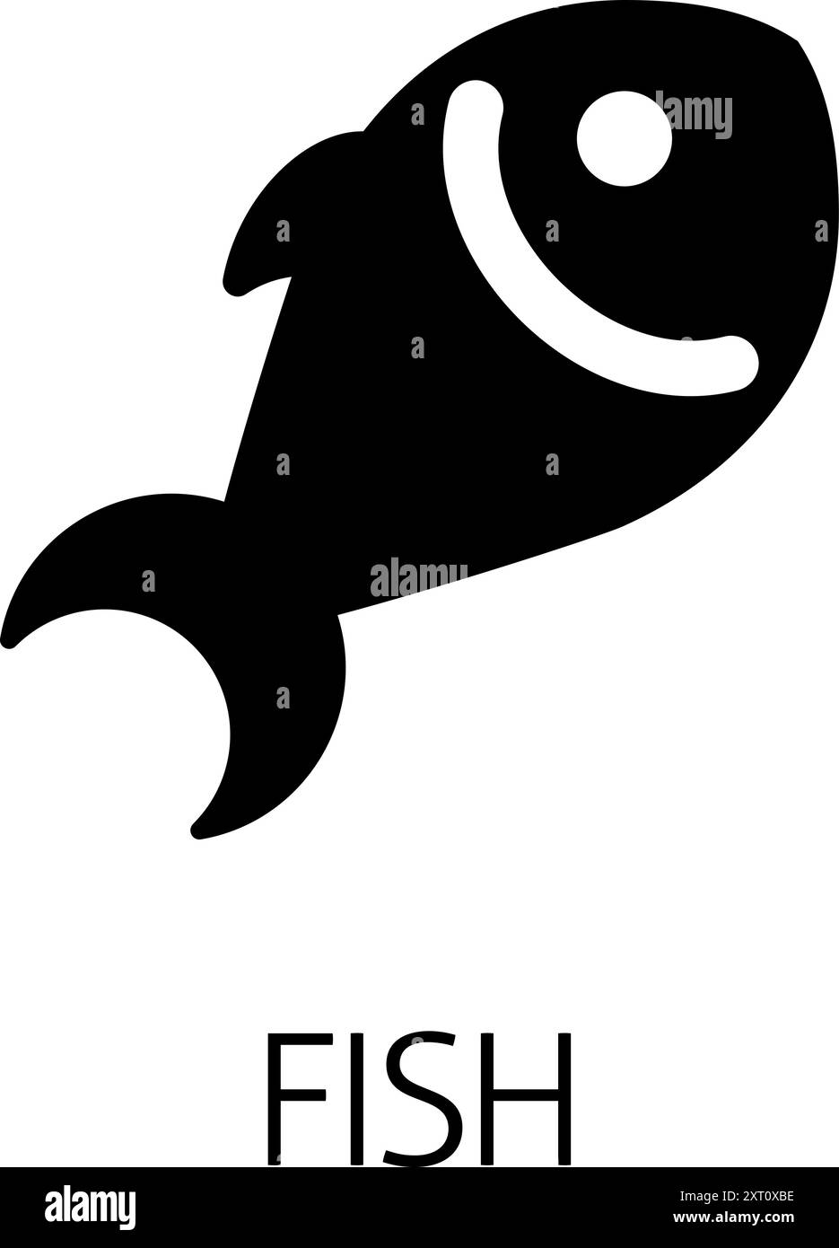 Fish Seafood Food Icon Concept Stock Vector Image & Art - Alamy