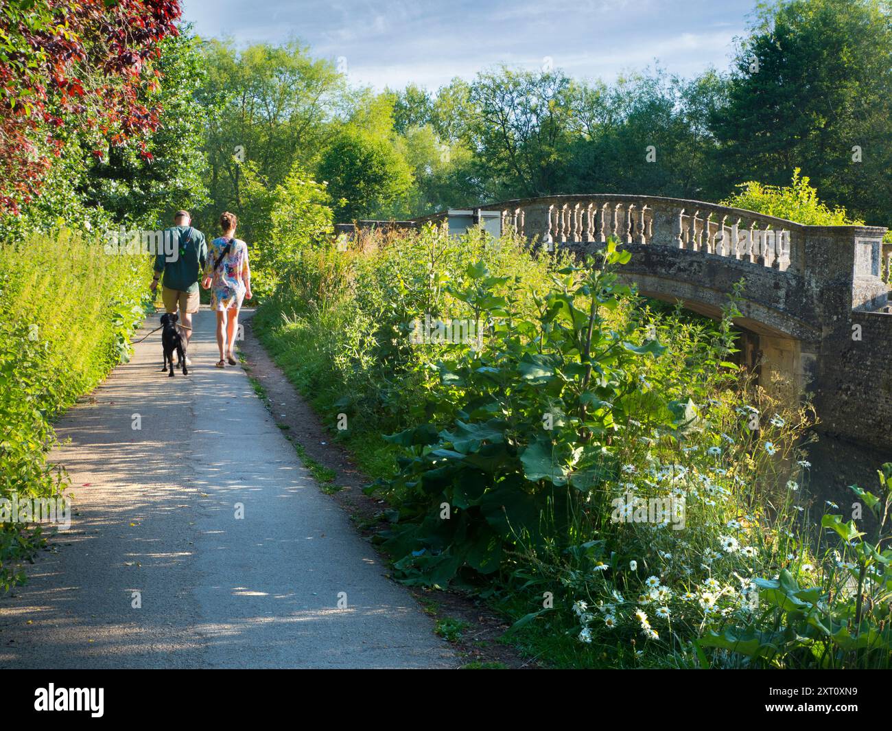 This beautiful old stone bridge is located by Iffley Lock on the Thames ...