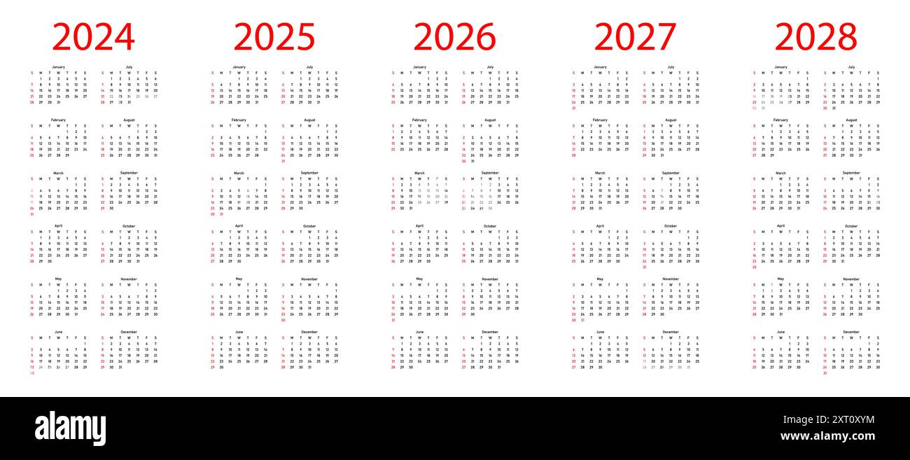 2025 years Stock Vector Images - Alamy