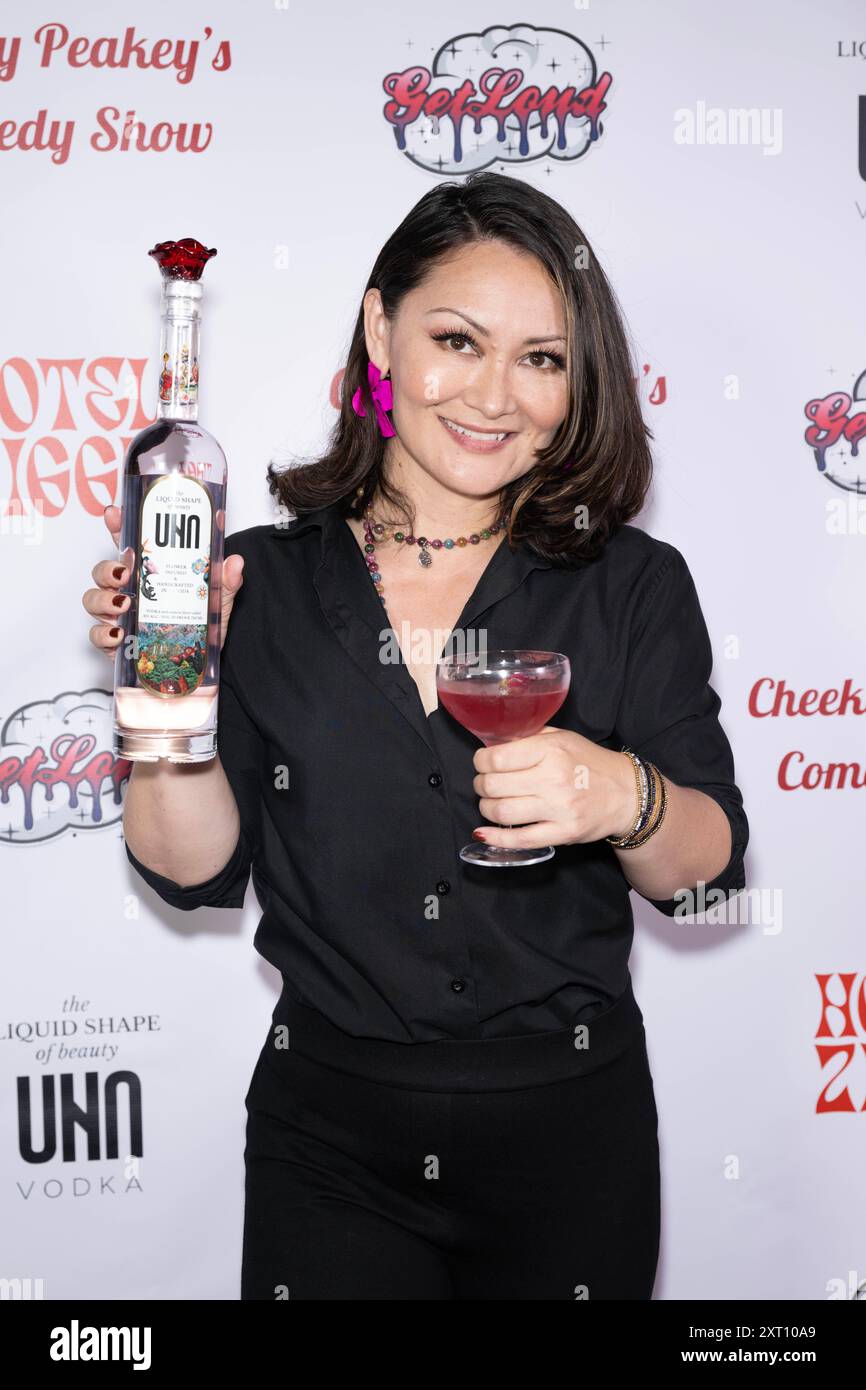Los Angeles, USA. 12th Aug, 2024. Actress/mixologist Mary Christina ...