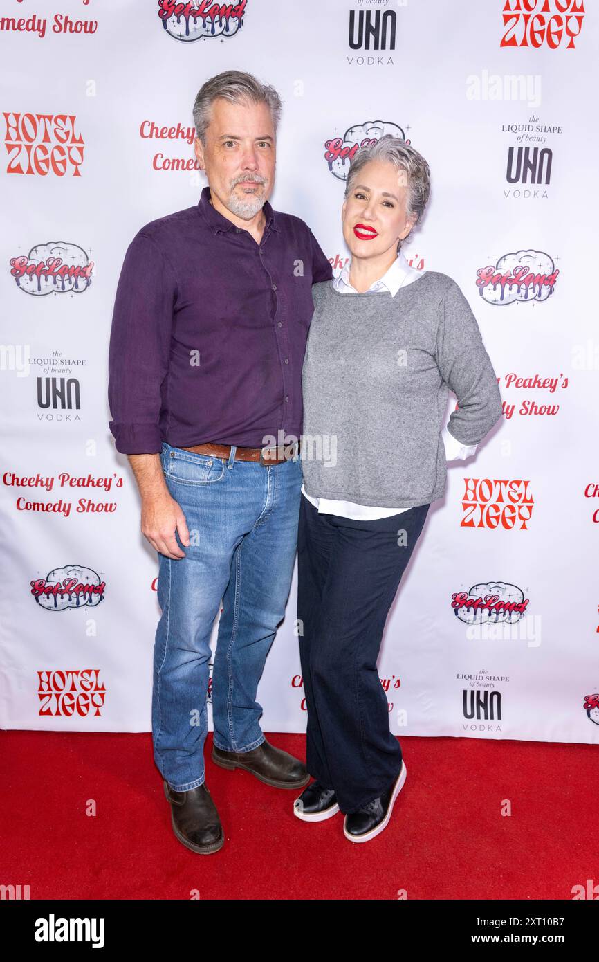 Los Angeles, USA. 12th Aug, 2024. Comedian Christine Fekete with ...