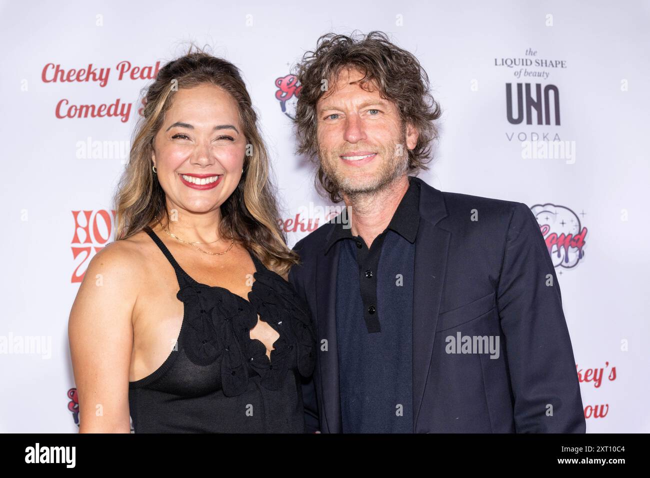 Los Angeles, USA. 12th Aug, 2024. Producer Serah Henesey with husband ...