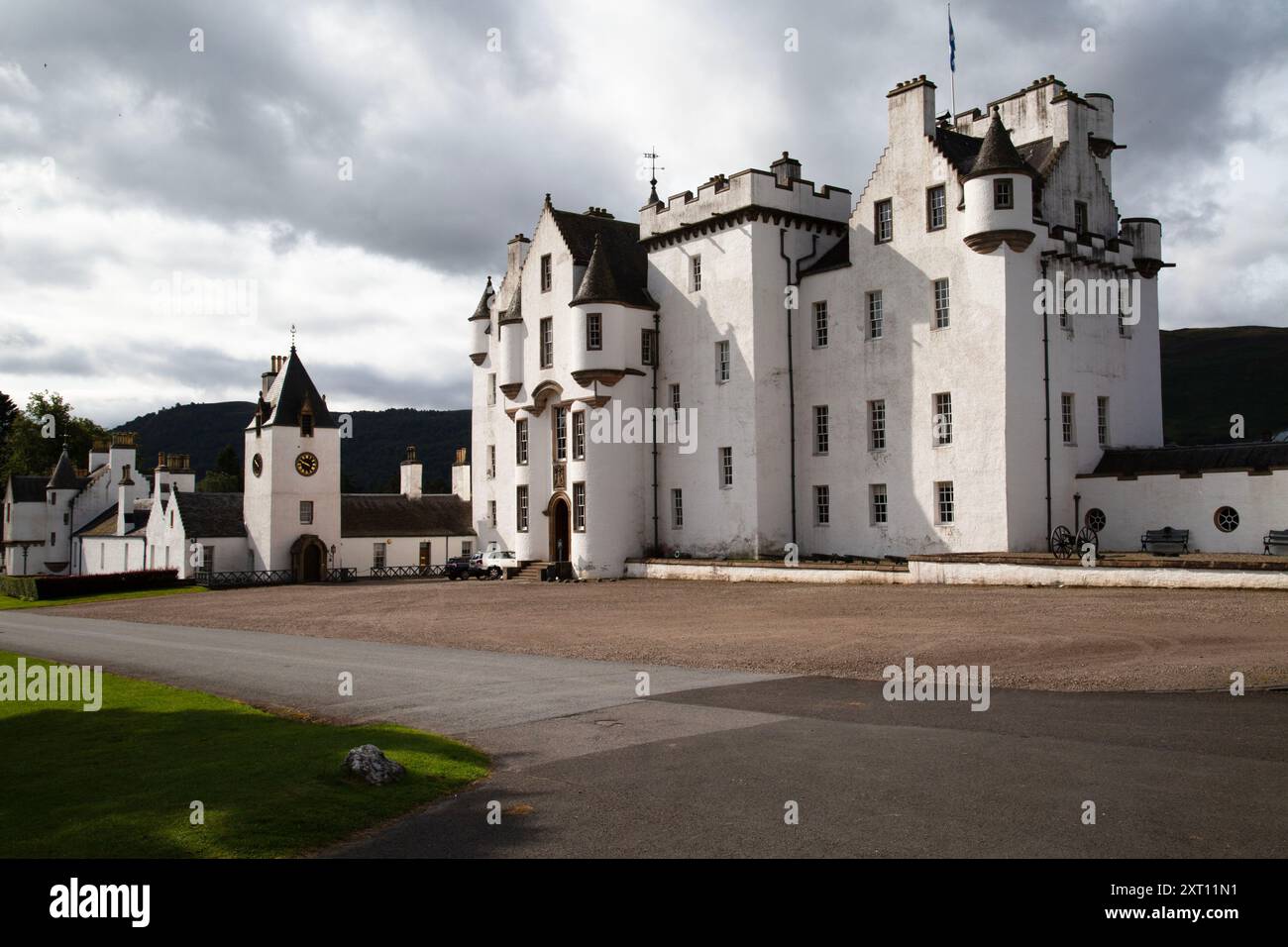 Blair Castle, Strath Garry, Perthshire, Scotland Stock Photo - Alamy