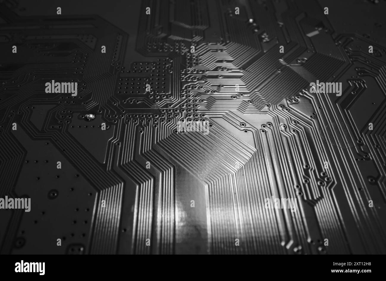 Electronic circuit board technology background. Electronic plate ...