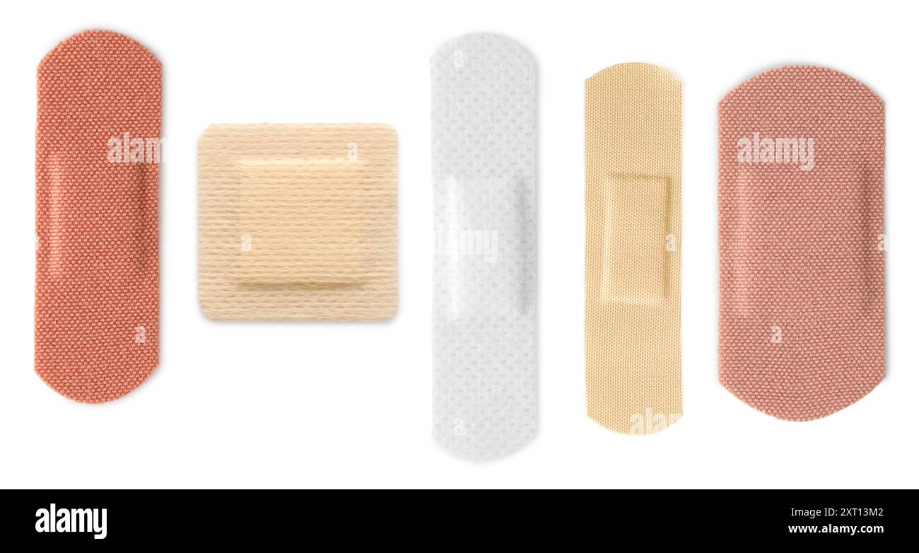 Collection of plasters isolated hi-res stock photography and images - Alamy