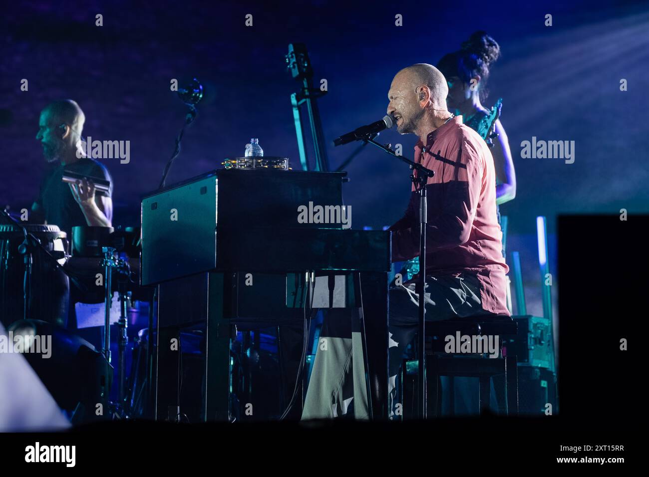Pompei, Italy. 18th July, 2024. Biagio Antonacci performs live at ...