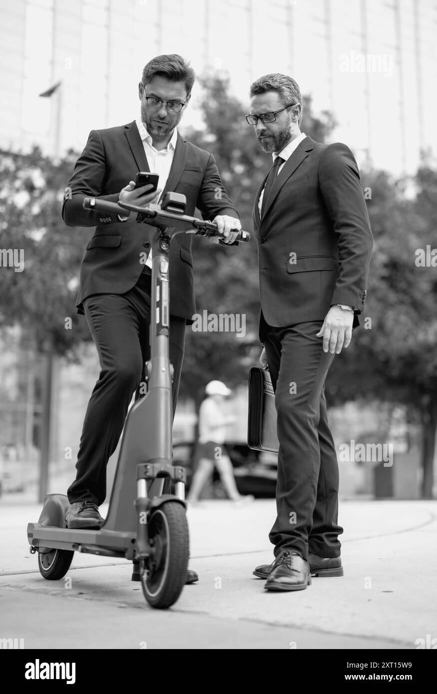 Business men had teamwork skills. Business men were great communicators ...