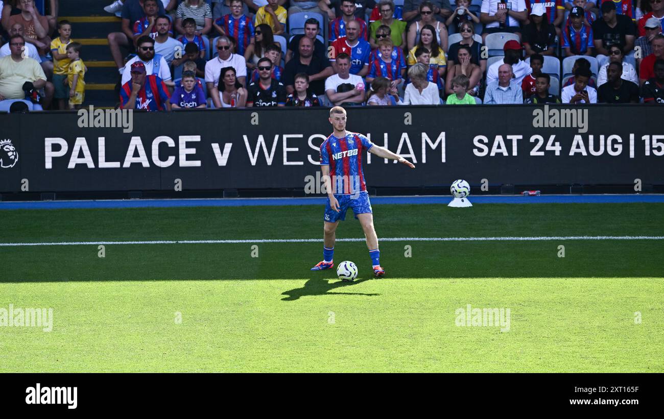 LONDON, ENGLAND - AUGUST 11: Adam Wharton of Crystal Palace during Pre-Season Friendly match ...