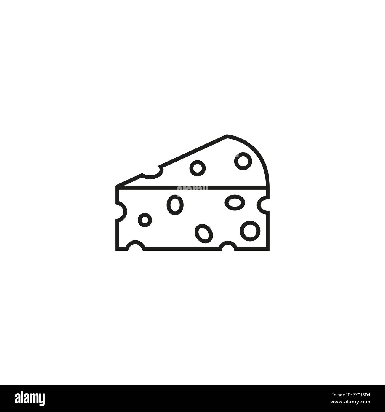 cheese vector icon. Linear style sign for mobile concept and web design ...