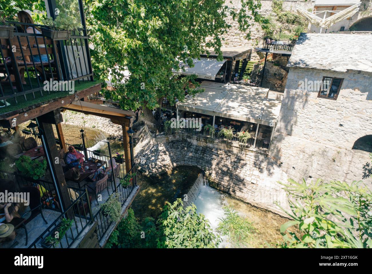 Historical Mostar Bridge known also as Stari Most or Old Bridge in ...