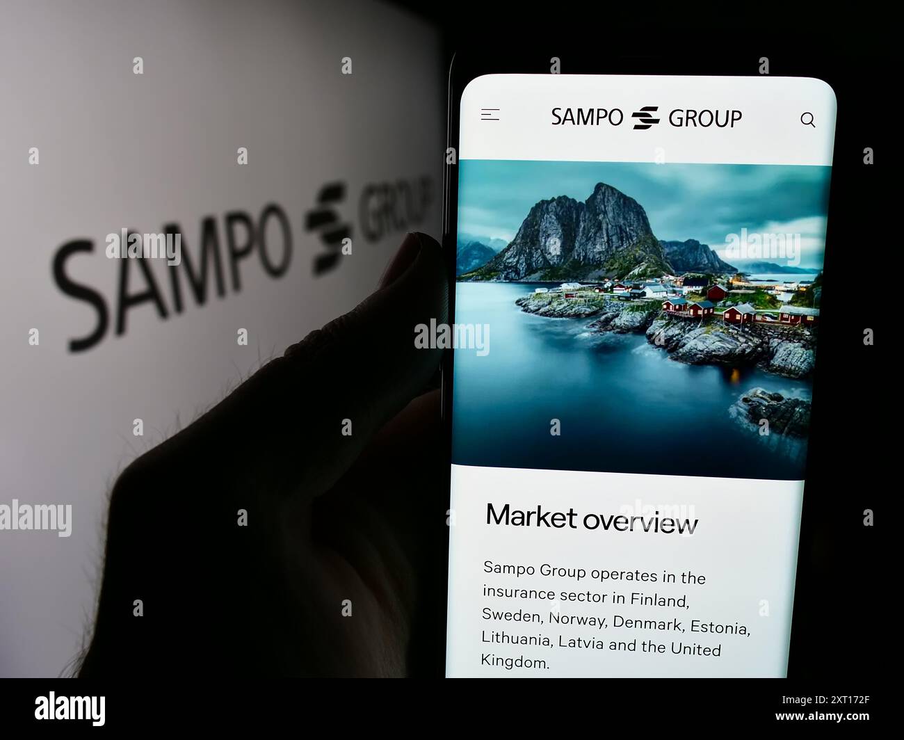 Sampo group logo hi-res stock photography and images - Alamy