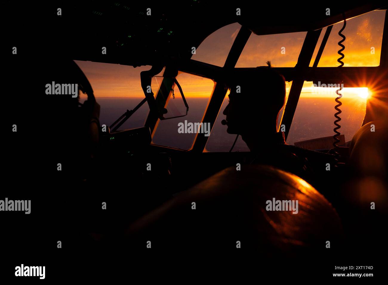 U.S. Air Force Capt. Tadhg Collins, 36th Airlift Squadron pilot, pilots ...