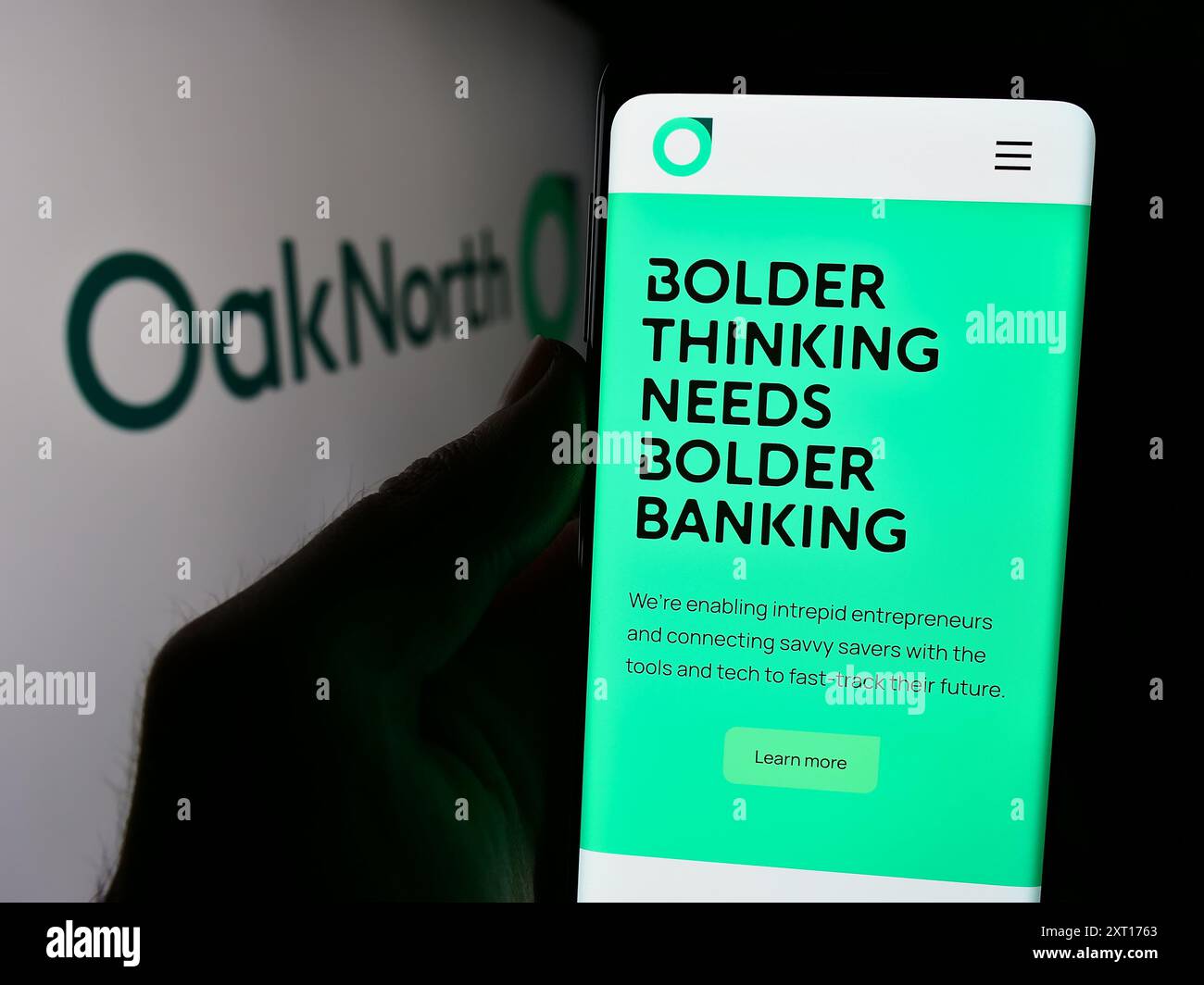 Oaknorth bank logo hi-res stock photography and images - Alamy