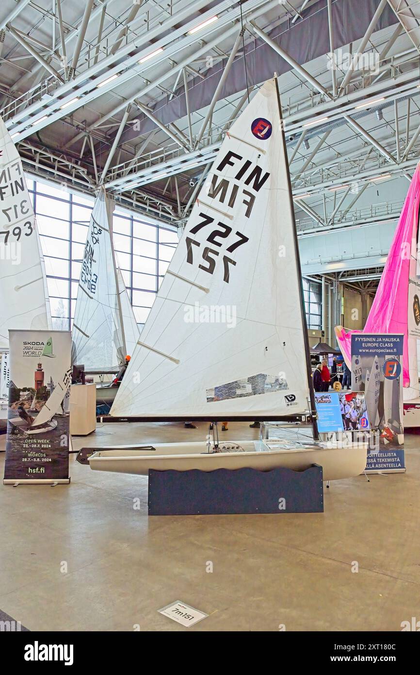 Pasila, Helsinki, Finland – February 14, 2024: E-jolla / Europe Class ...